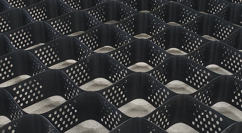 Plastic Driveway Hdpe Gravel Grid Geocells For Road Soil Stabilization ...