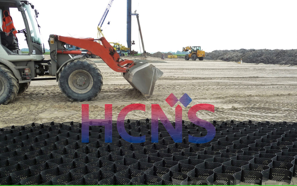 HDPE Gravel Stabilizer Cellweb System 100mm For Reinforcing Subgrade ...