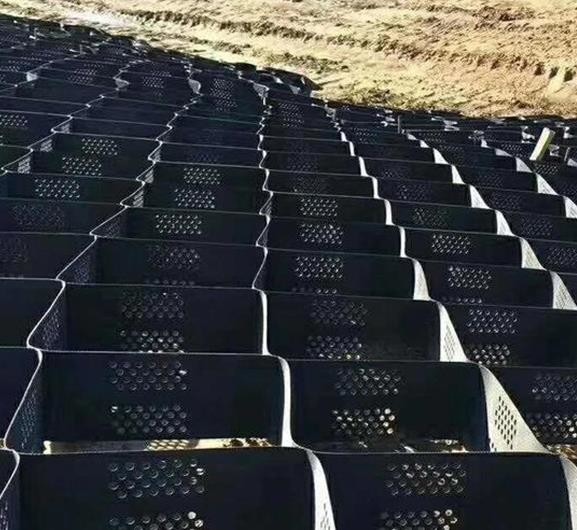 Reinfored HDPE Plastic Geocell Confinement System Cellweb Root ...