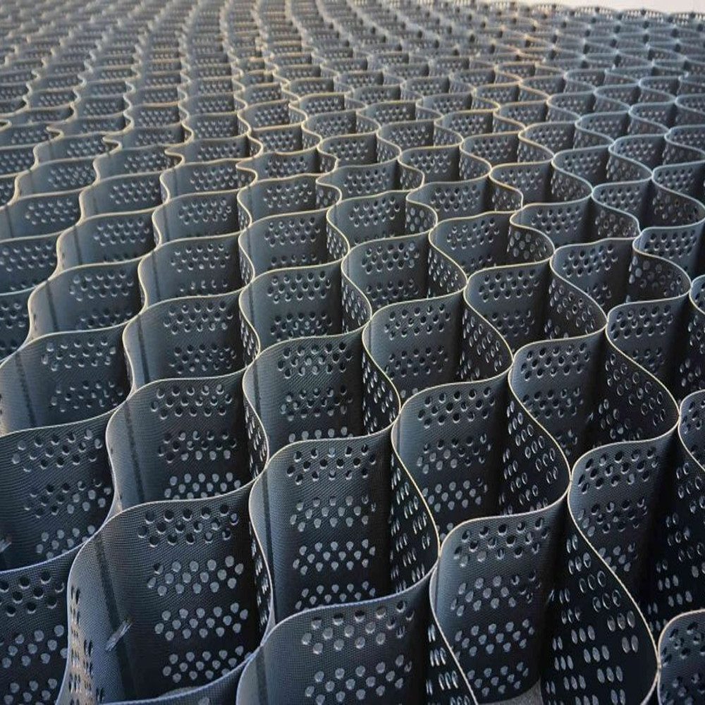 HDPE Geocell Ground Grid Honeycomb Permeable Plant Grass To Protect The ...