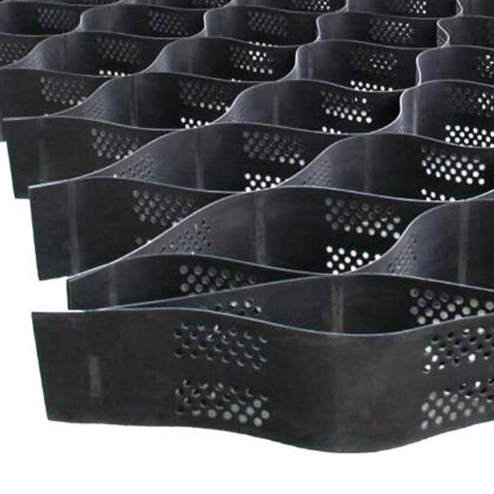 HDPE Plastic Geocell Honeycomb Textured Perforated Gravel Grid Geocells ...